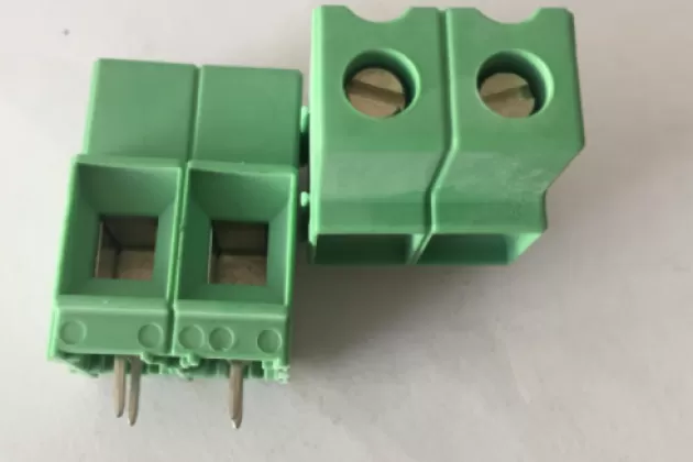 Domino Terminal Block 2-POS 10.16mm GRN